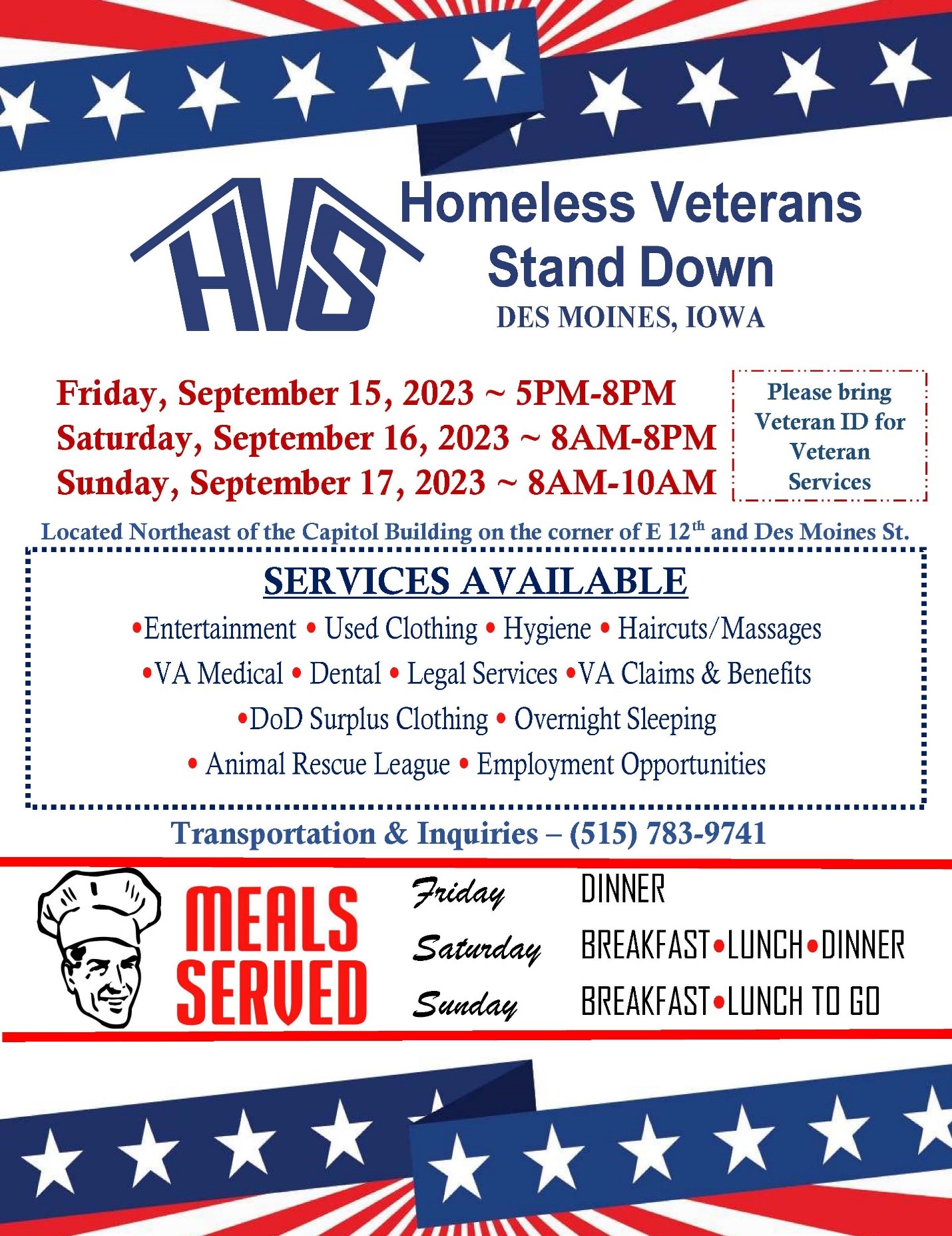 Calendar – Urbandale American Legion